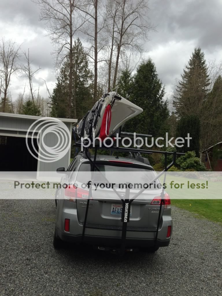 Hauling a VERY LARGE/LONG Sea Kayak!!! | Subaru Outback Forums